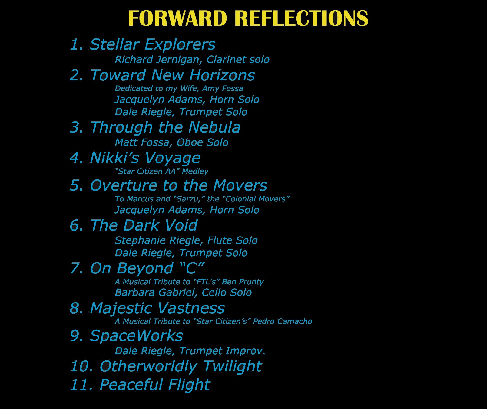 Forward Reflections: The Sci-Fi Inspired Music of Matthew Fossa